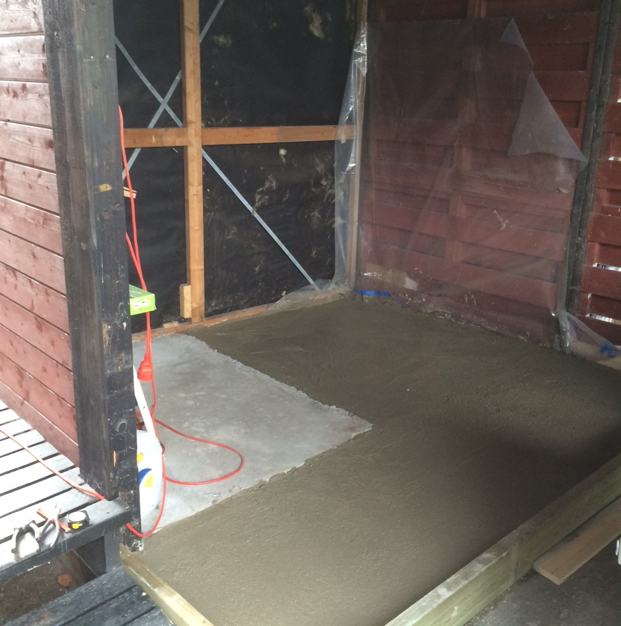 Støp av gulv til bod - hjelp vedr avretningsmasse - ByggeBolig
