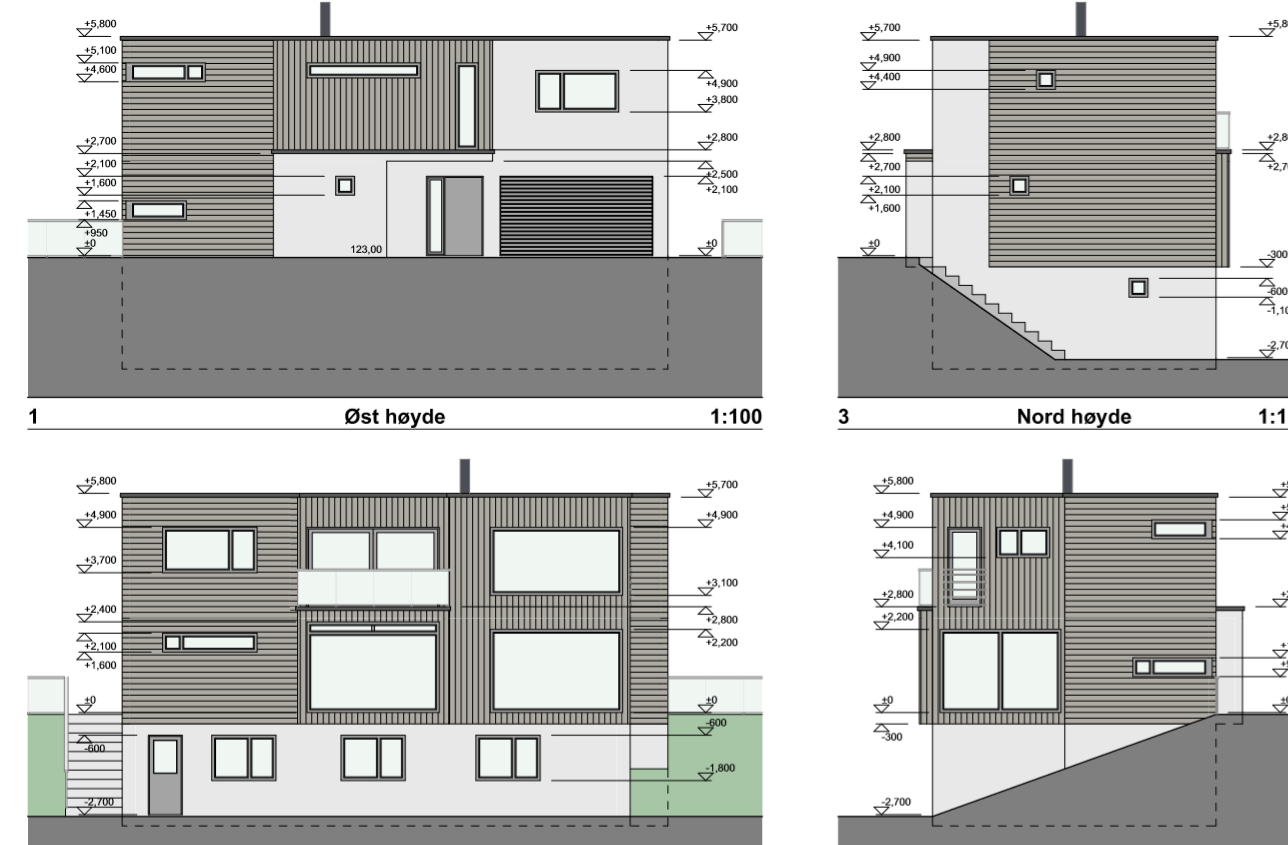 Flytte parapet 5cm ut for å fremmheve og beskytte fasade - ByggeBolig