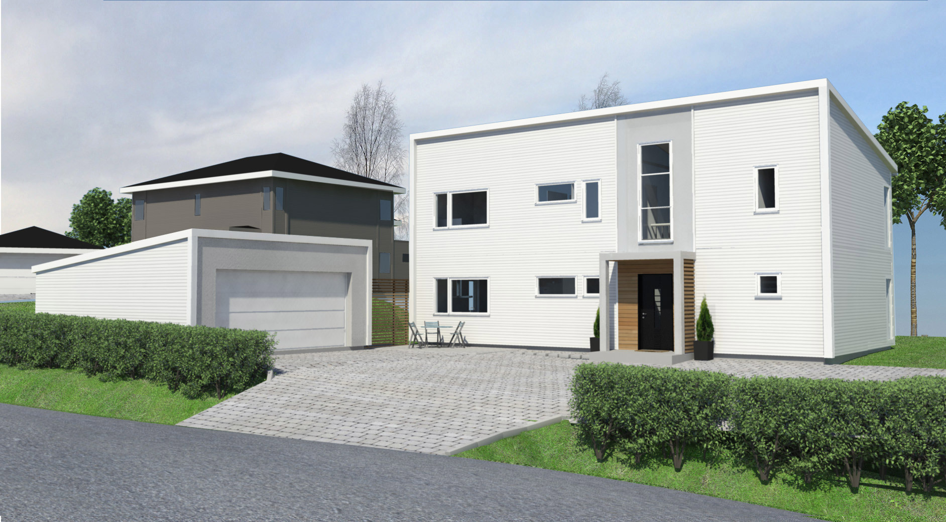 Hvilken fasade på garasjen er finest? - ByggeBolig