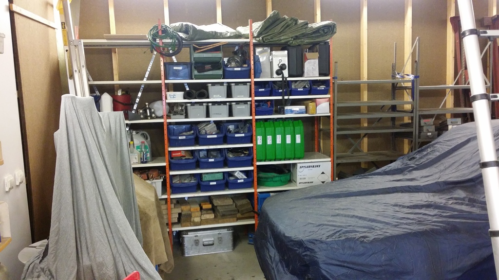 Lager reol garasje - ByggeBolig