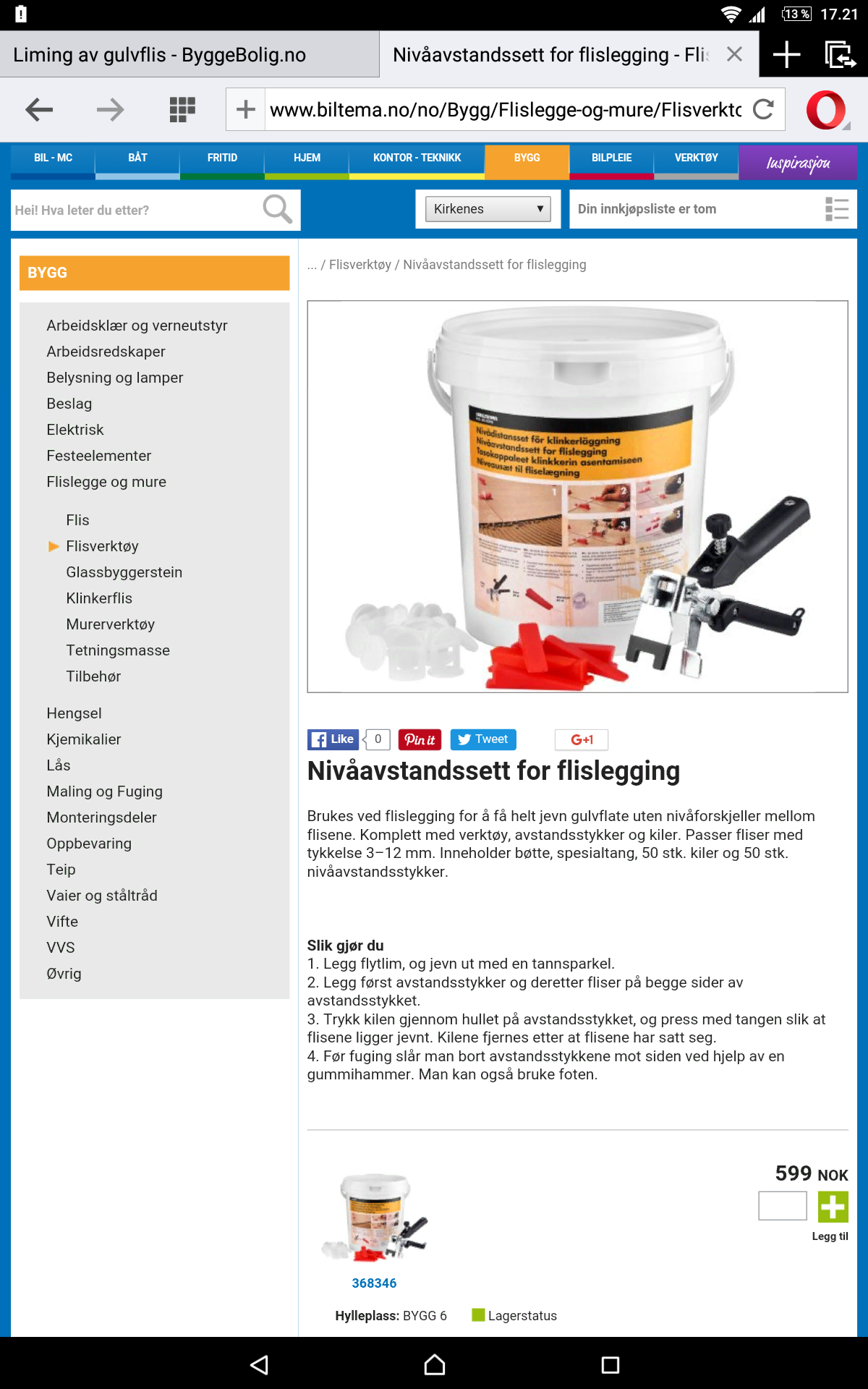 Liming av gulvflis - ByggeBolig