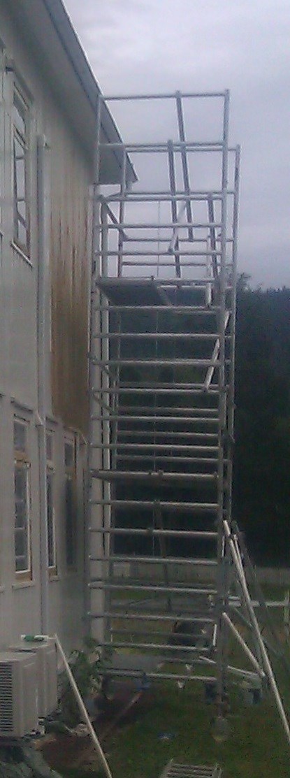 Stillas, lift eller stige? - ByggeBolig