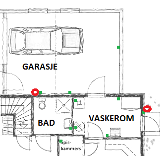 Sluse mellom garasje og bolig - ByggeBolig