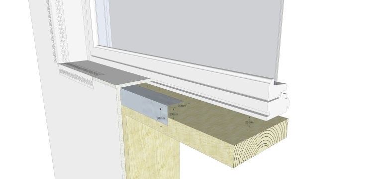 Listefritt vindu med foring - ByggeBolig