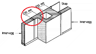 Vegg inntil pipe? regler? - ByggeBolig