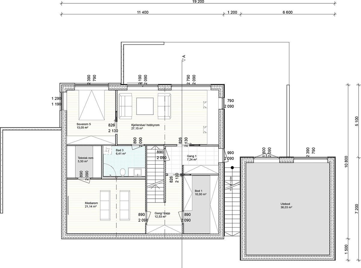 Ventilasjon mediarom og teknisk rom - ByggeBolig