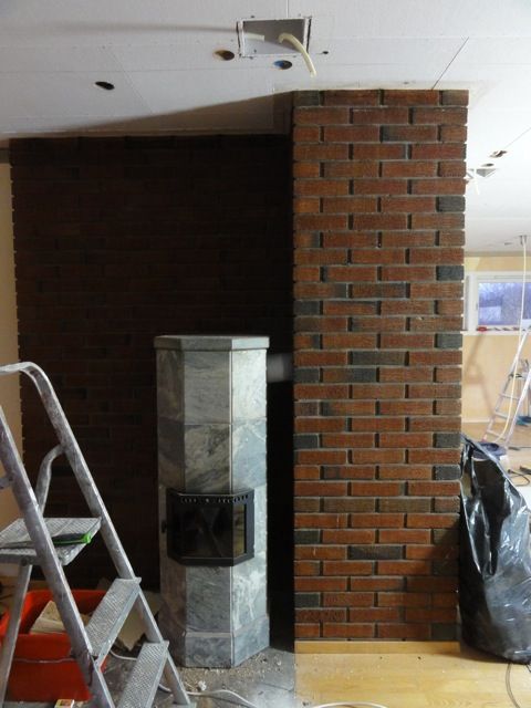 Pipe/mur av rød murstein, hva skal jeg gjøre med den? - ByggeBolig