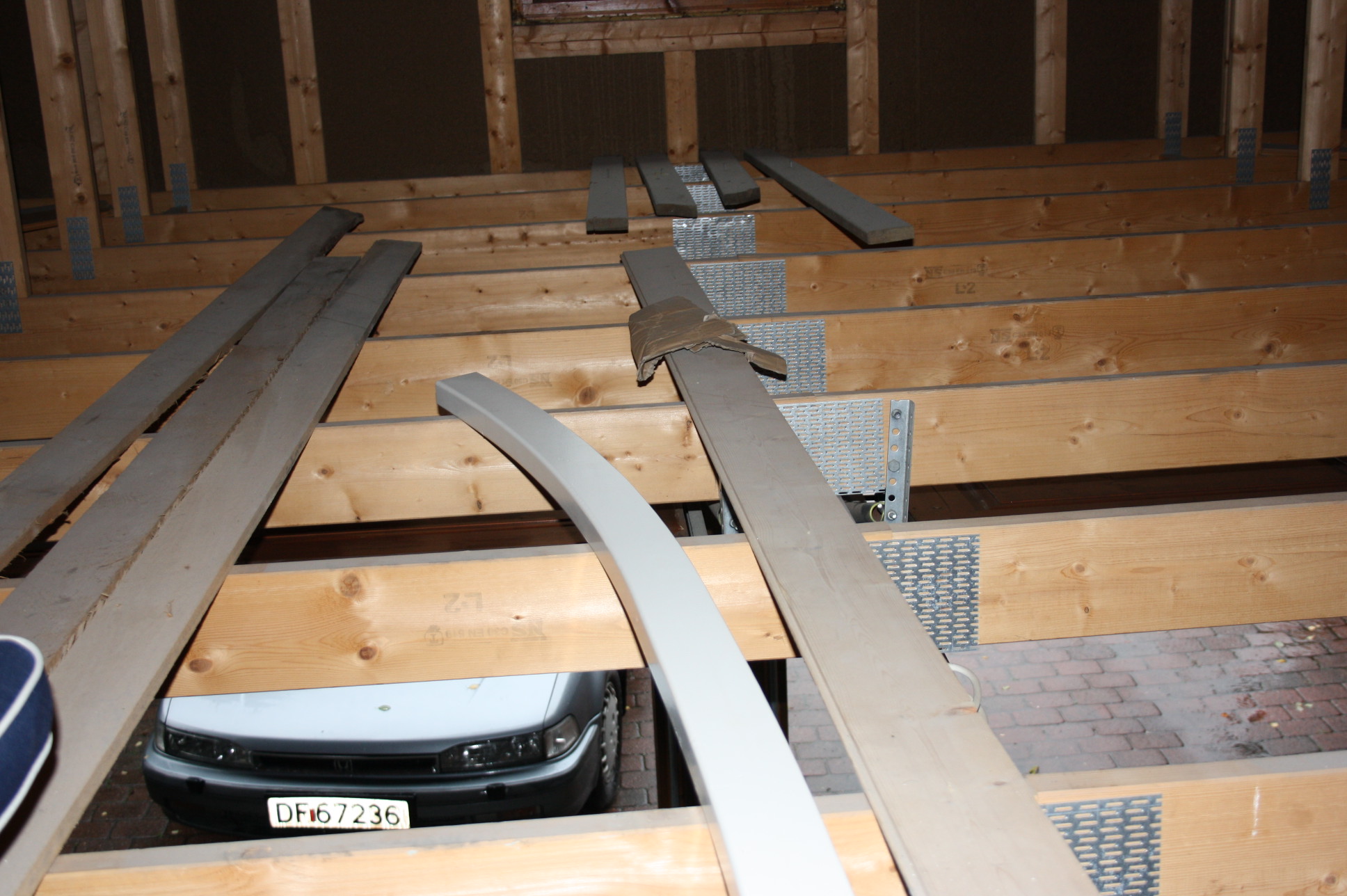 Legge gulv på garasjeloft, for lagring - ByggeBolig