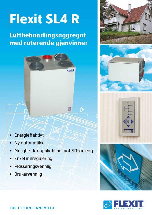 Flexit SL4 R - Ekstra styrepanel - ByggeBolig