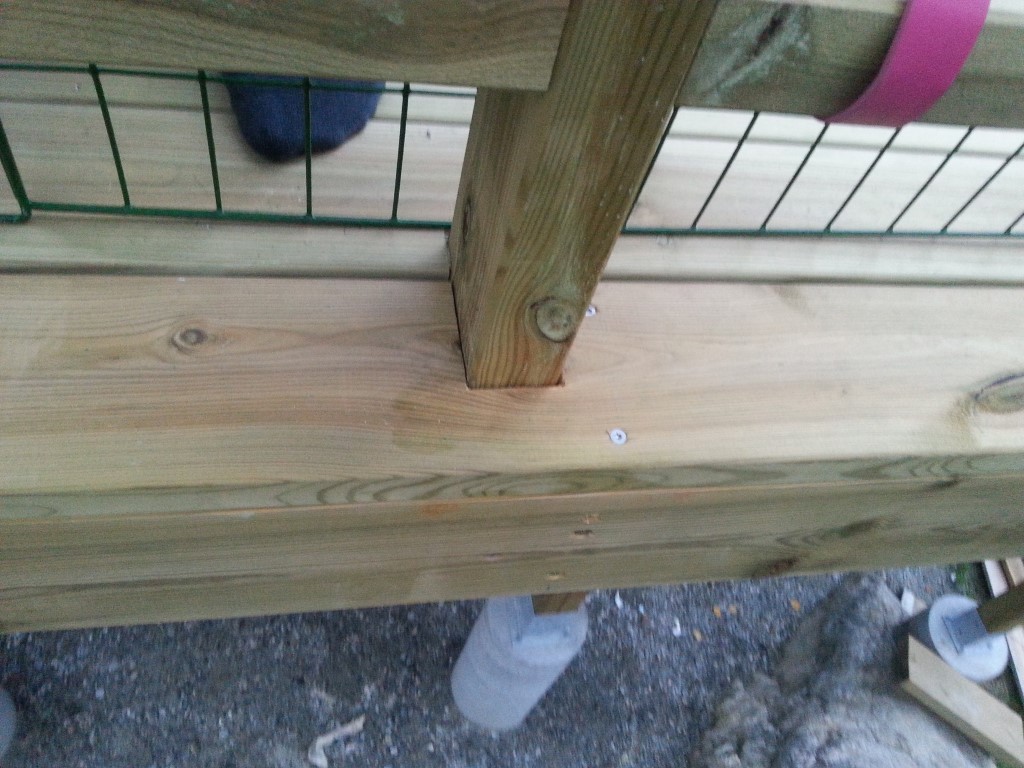 Dimesjon på stolper til terrasse/veranda-rekkverk - ByggeBolig