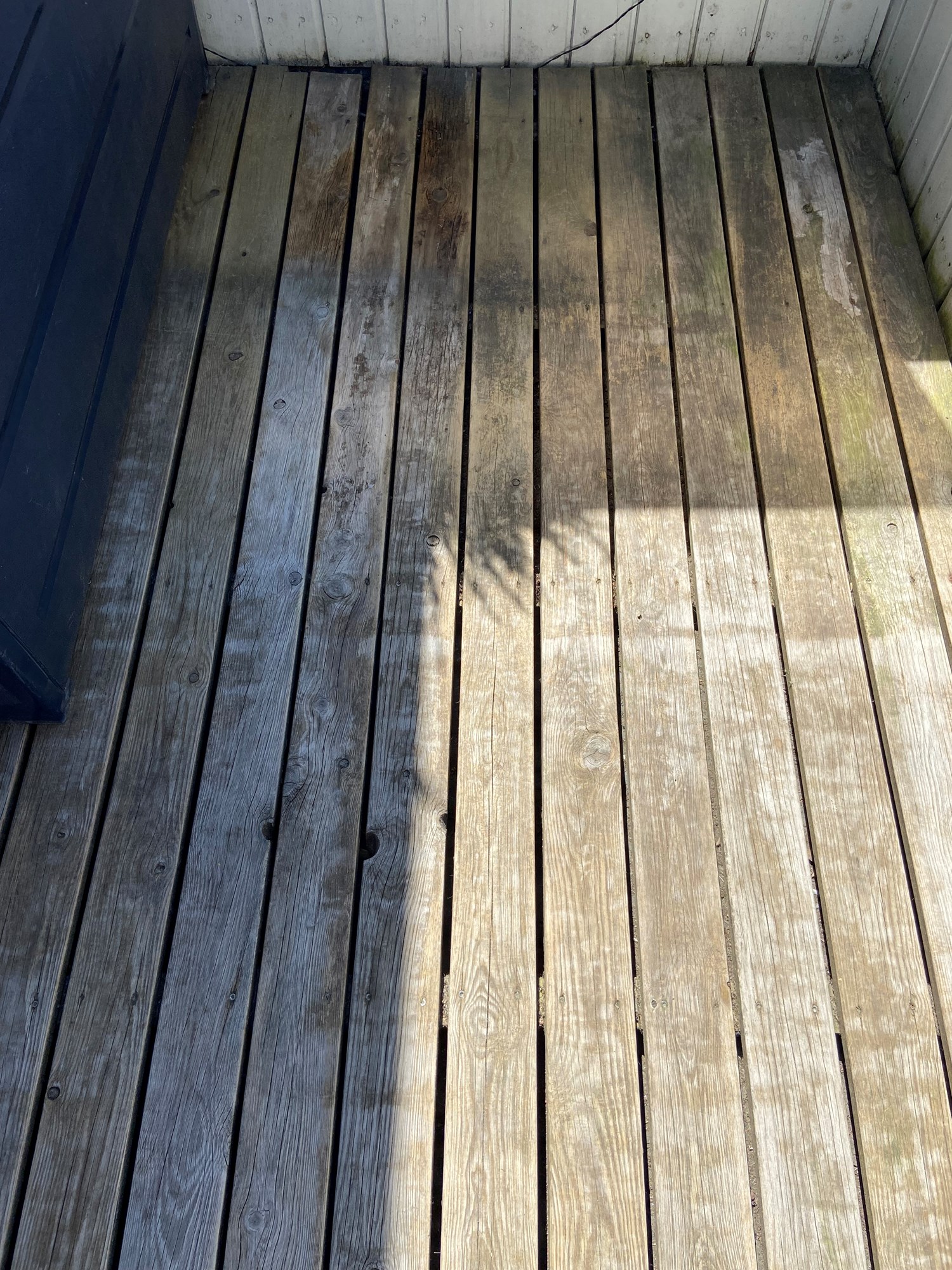 Nytt gulv på veranda - ByggeBolig