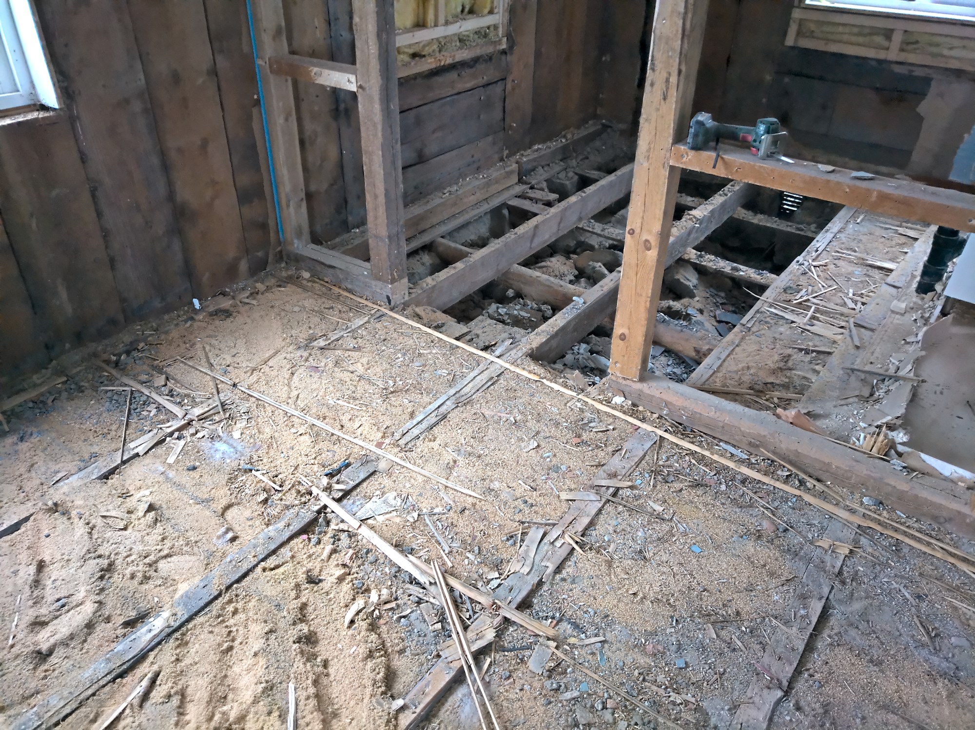 Oppbygging for gulvvarme i gammelt hus - ByggeBolig