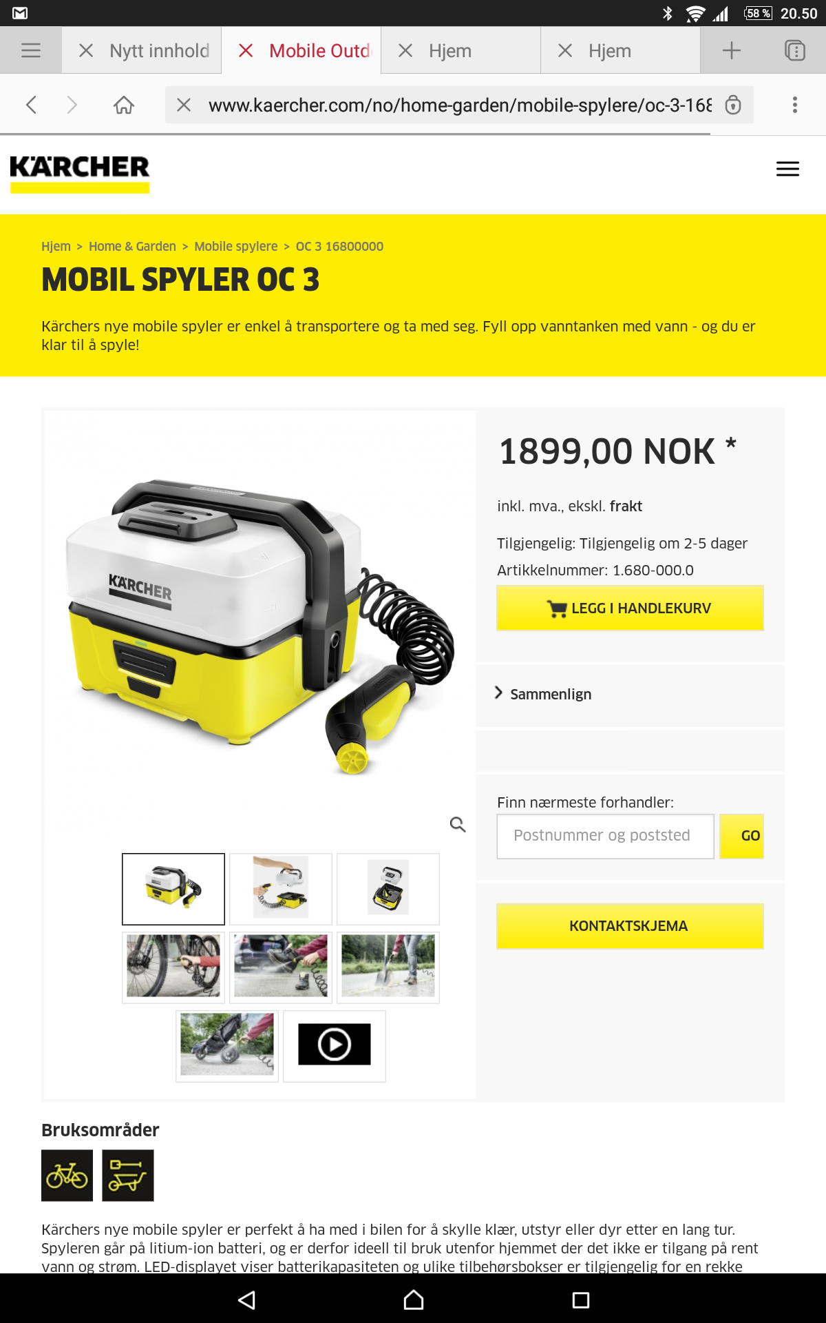 Karcher mobil spyler - ByggeBolig