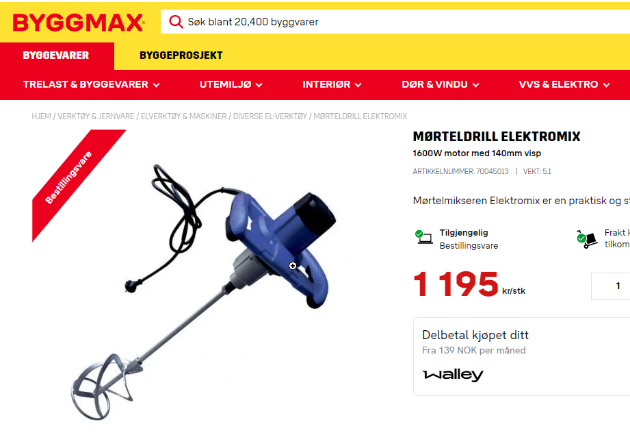 Valg av maskin til blanding av mindre mengder betong - ByggeBolig