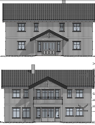Hvilken fasade ser best ut? - ByggeBolig
