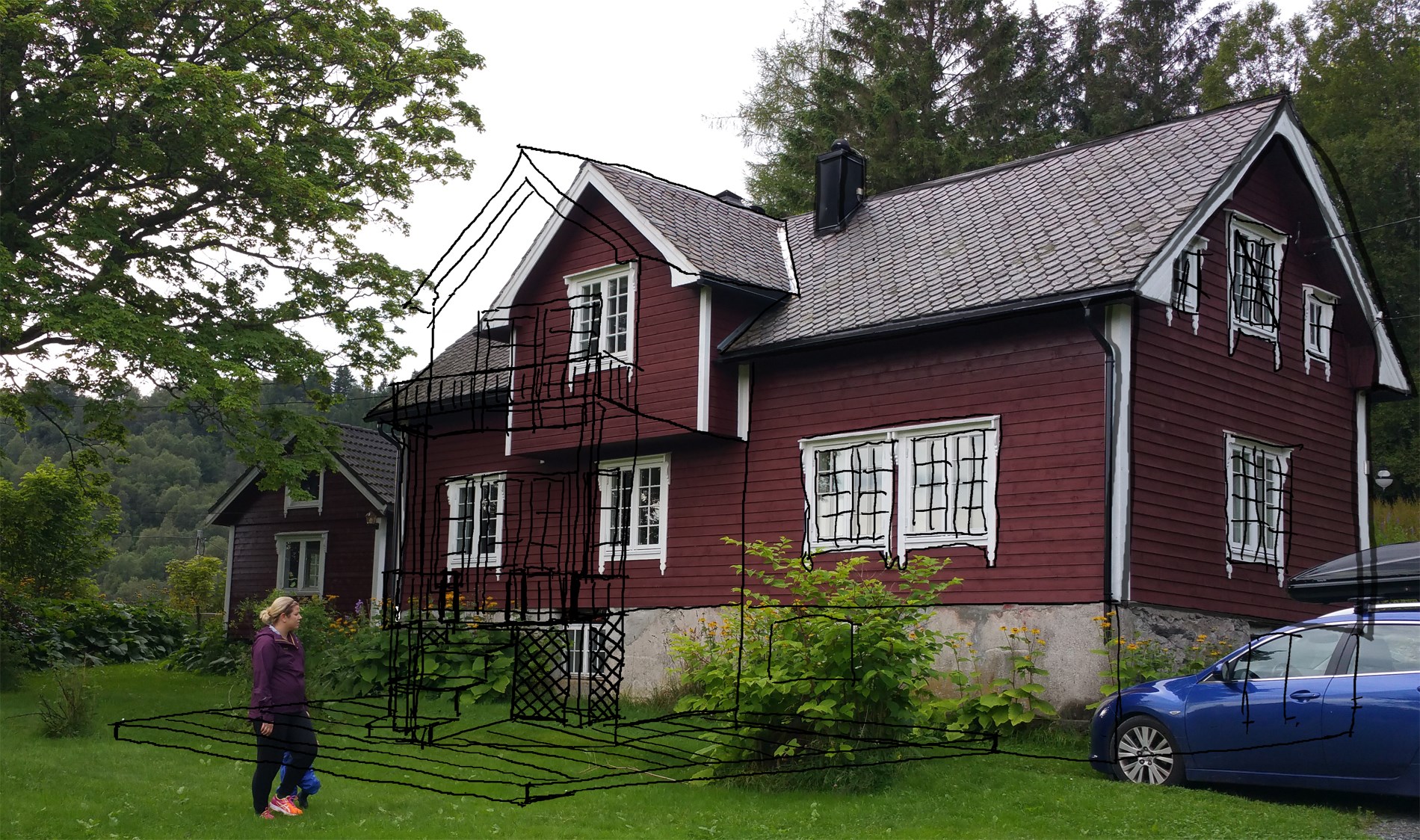 Bygge på ark/karnapp + terrasse? - ByggeBolig