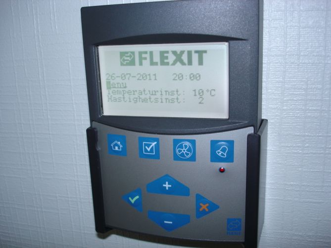 Flexit SL4R - Problemer med varmt hus sommertid - ByggeBolig